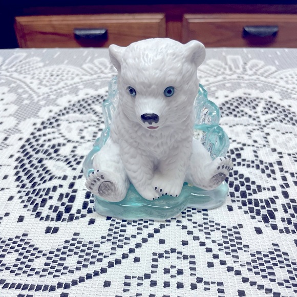 Holiday | Vintage Polar Bear Sculpture Young Prince From Little Friends ...